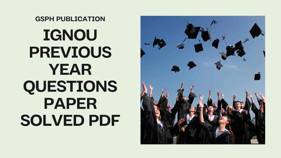 IGNOU Post Graduate Diploma Guess Paper Solved - GSPH Publication IGNOU ...